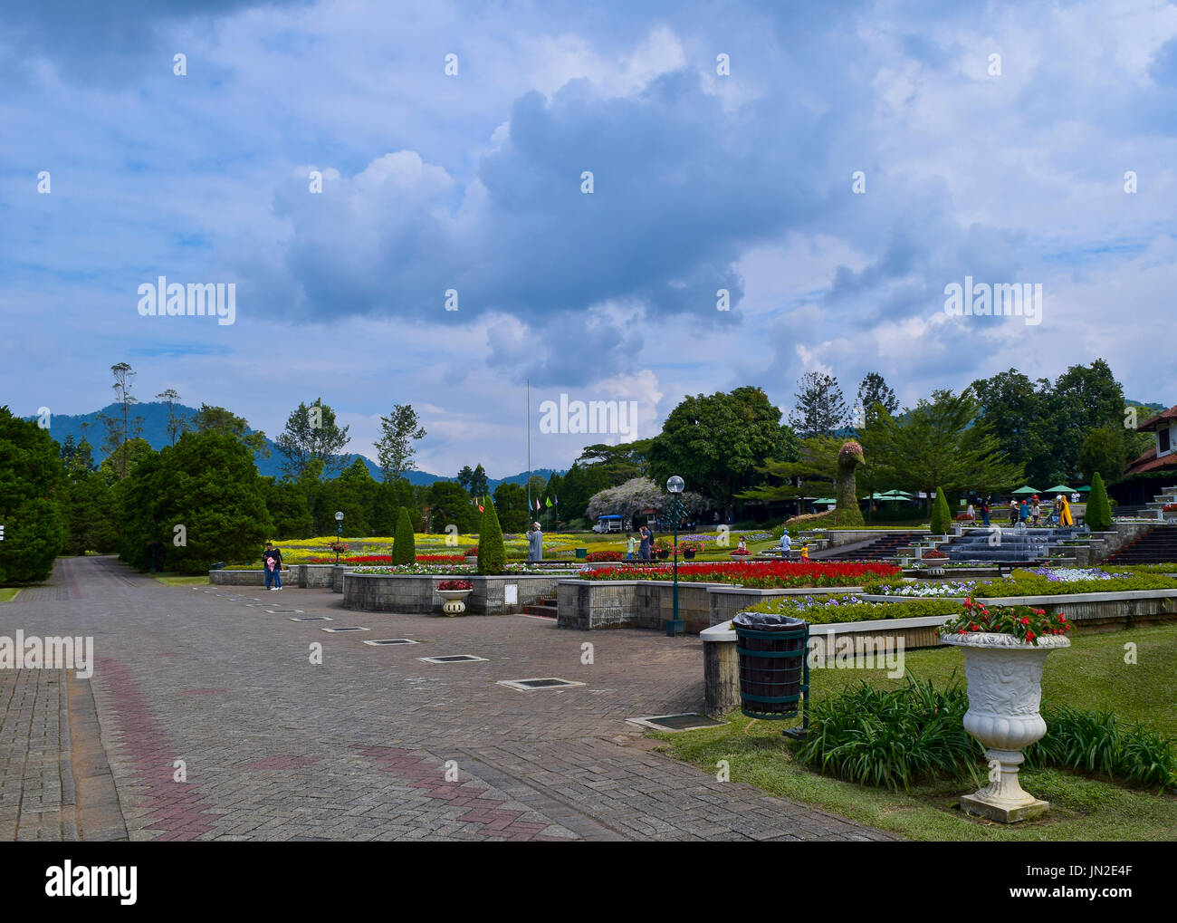 Beautiful Taman Bunga Nusantara, West Java, Indonesia Stock Photo - Alamy