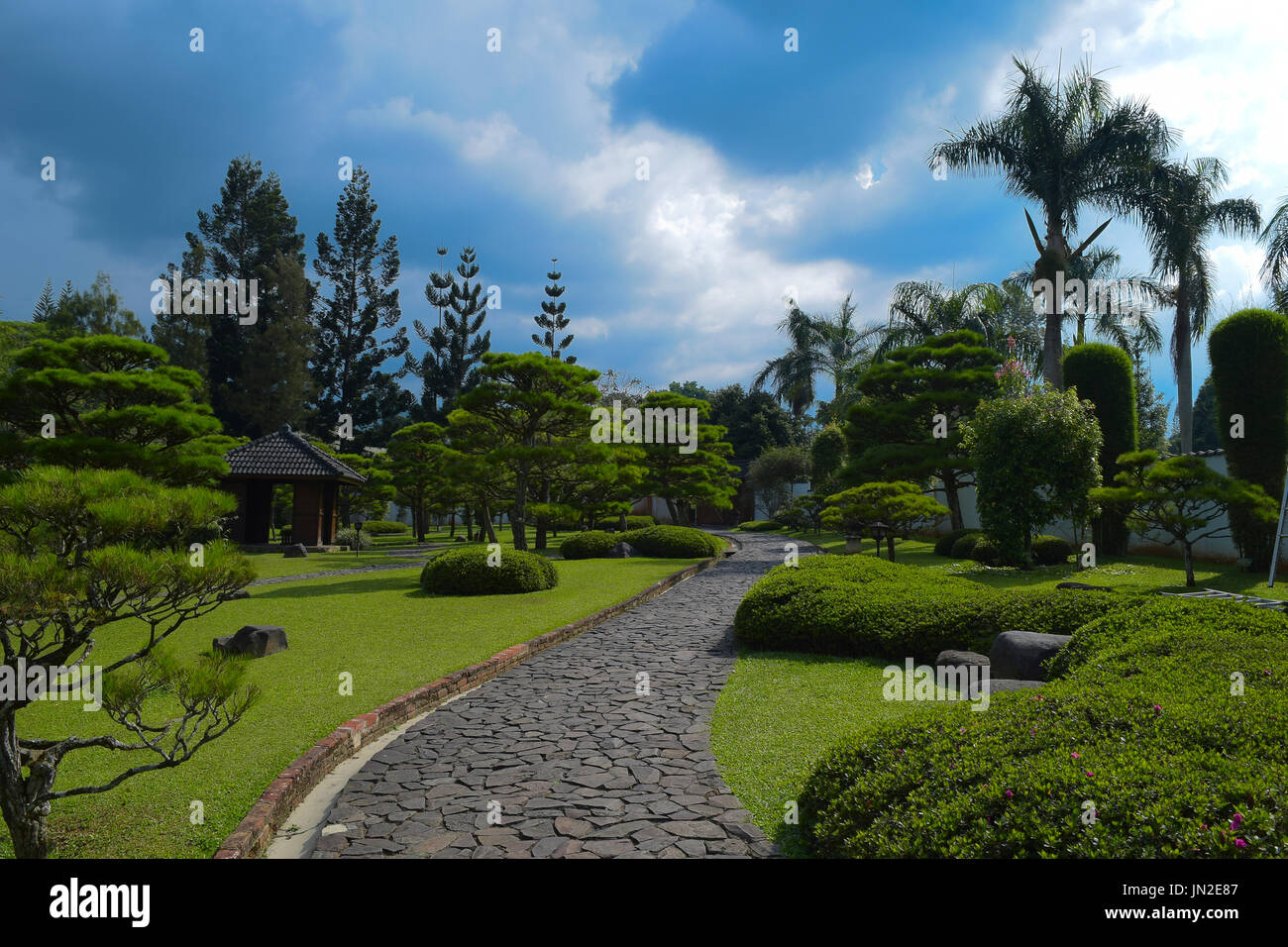 Beautiful Taman Bunga Nusantara, West Java, Indonesia Stock Photo - Alamy