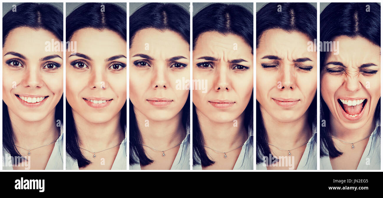Angry face collage hi-res stock photography and images - Alamy