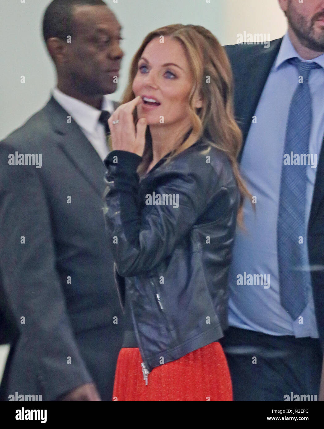Geri horner outside itv studios geri horner london hi-res stock ...