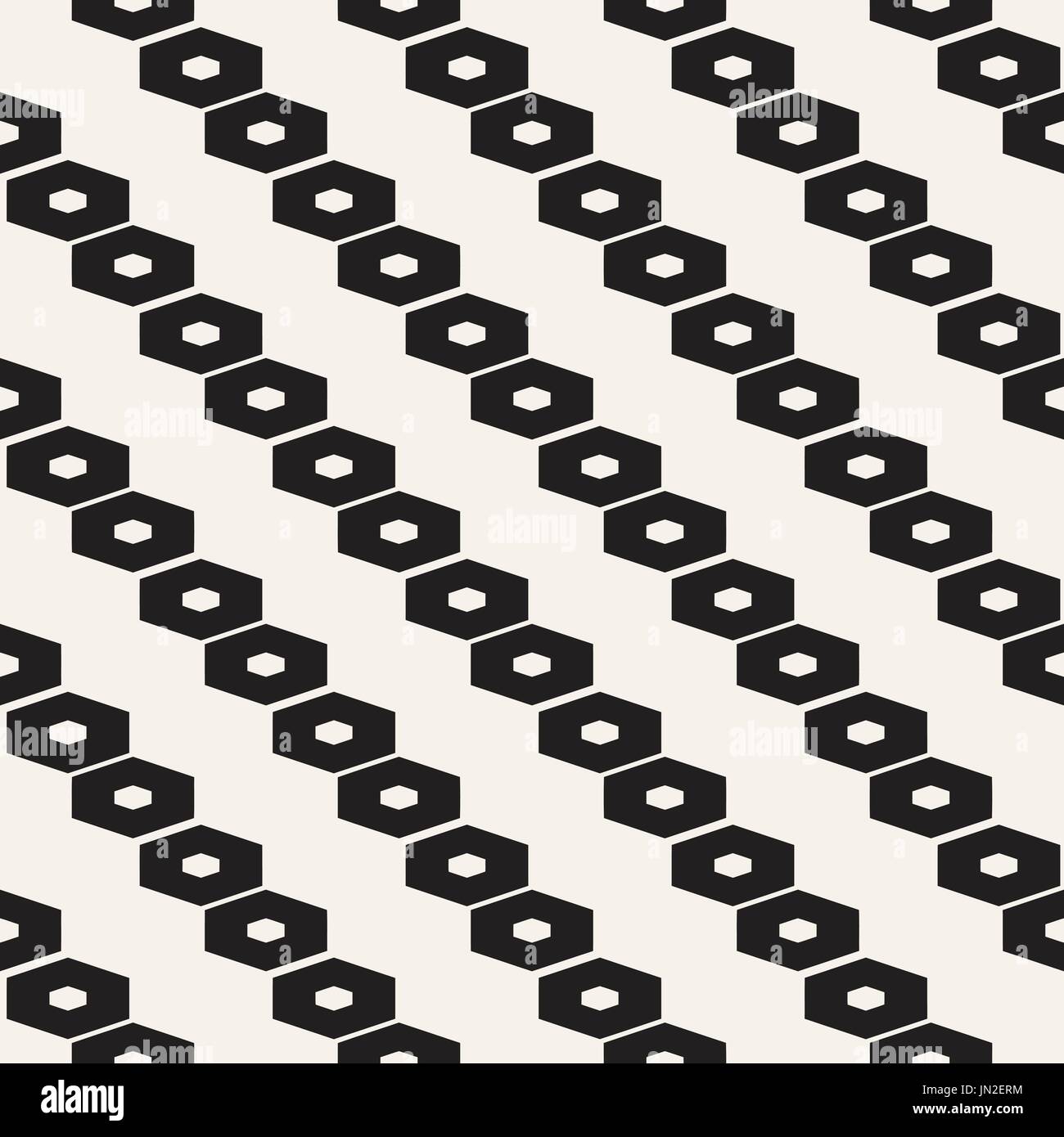 Vector seamless pattern. Modern geometric lattice texture. Repeating ...