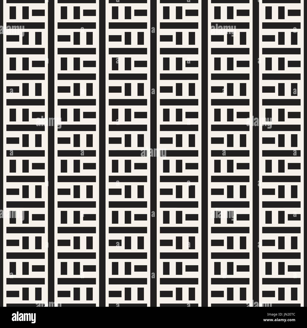 Vector seamless pattern. Modern geometric lattice texture. Repeating ...