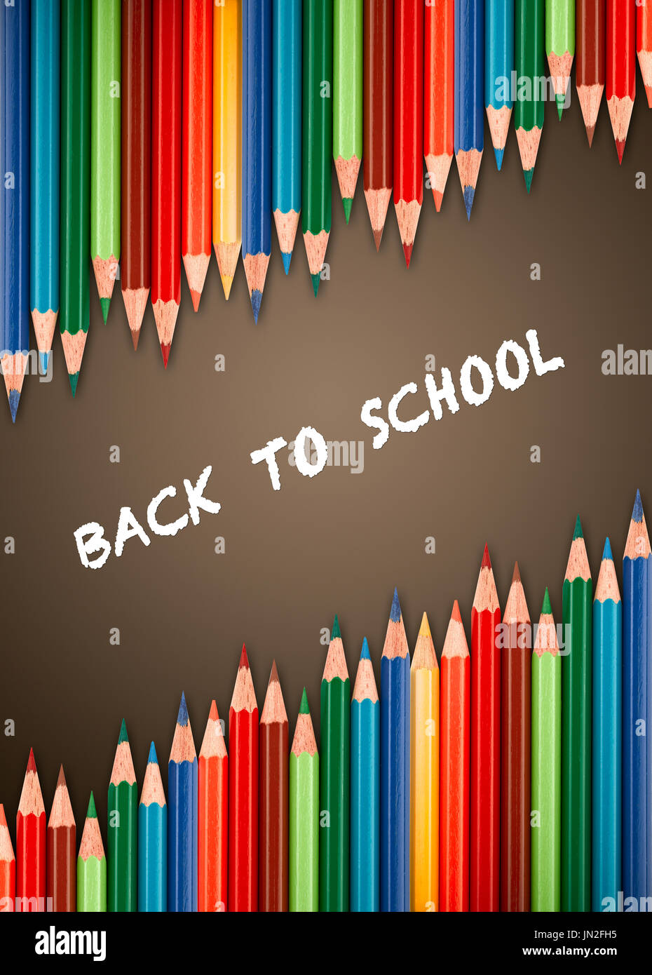 Multicolored pencils for the welcome back to school Stock Photo - Alamy