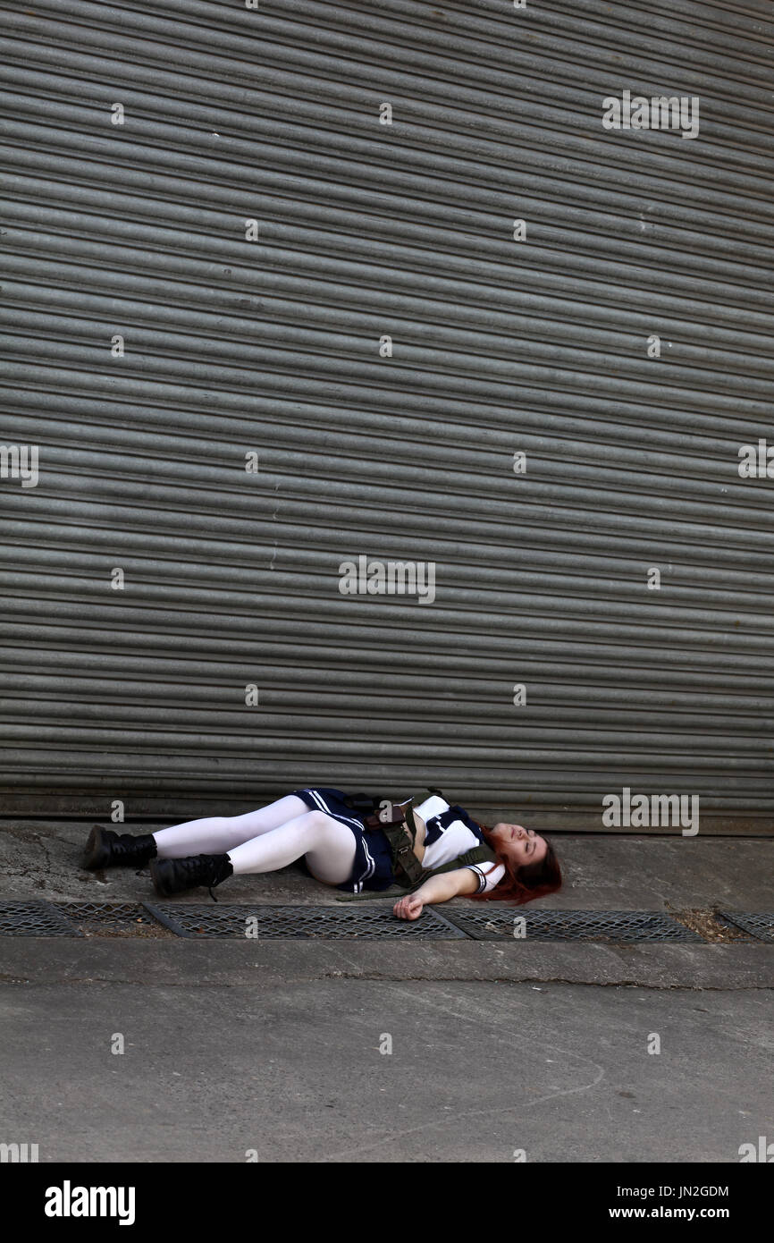 Playing Dead Woman High Resolution Stock Photography and Images - Alamy