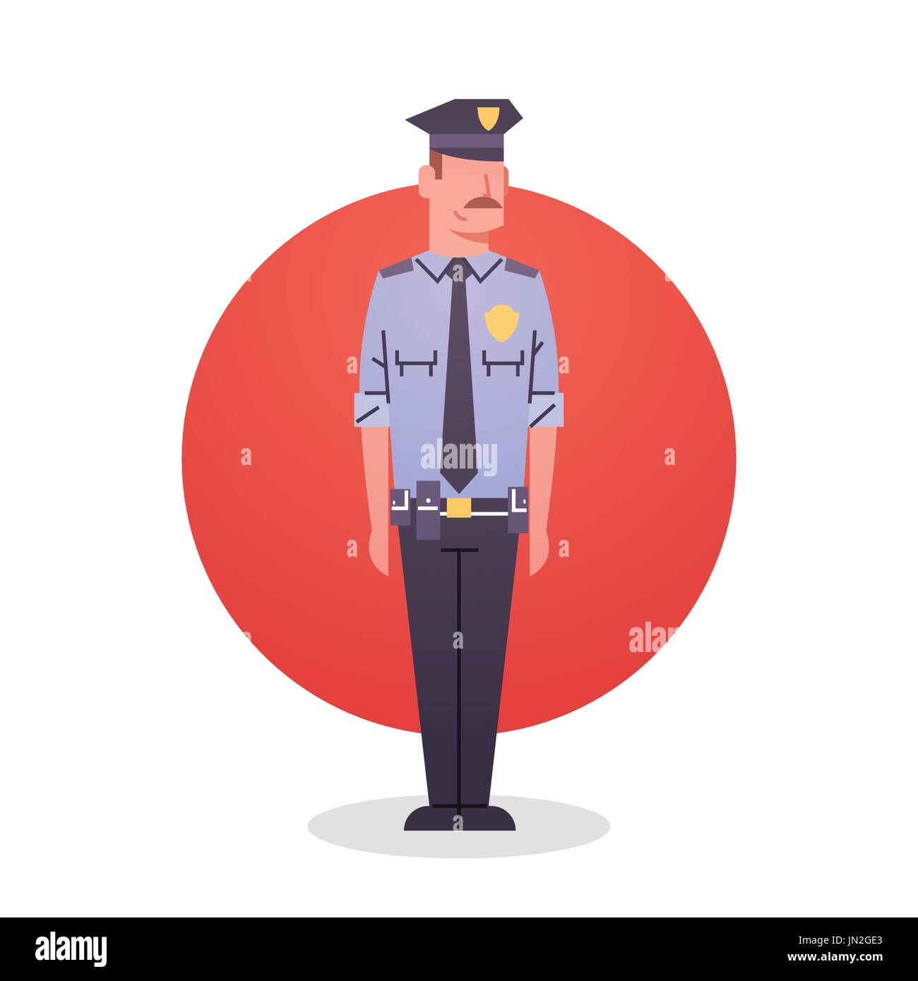 Male cop Stock Vector Images - Alamy