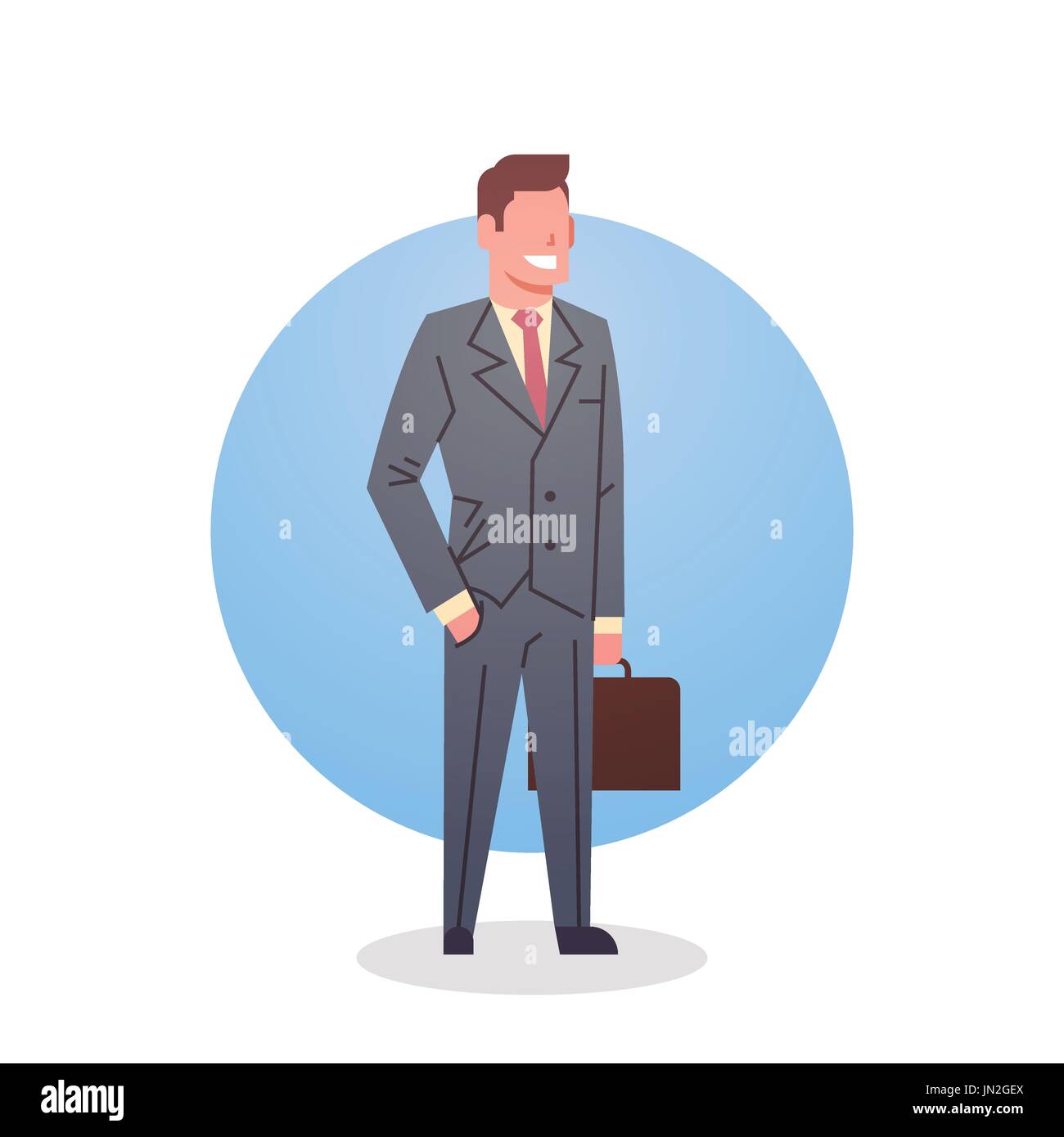 Business Man Icon Boss Team Leader Occupation Stock Vector Image & Art ...