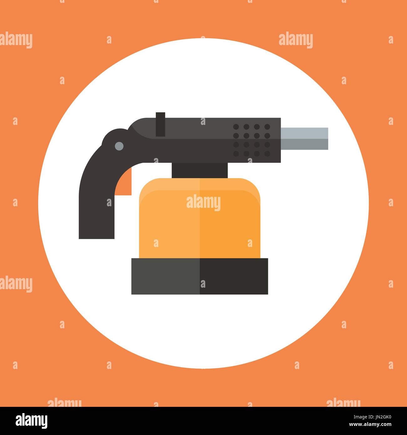 Torch Icon Working Hand Tool Equipment Concept Stock Vector Image & Art ...
