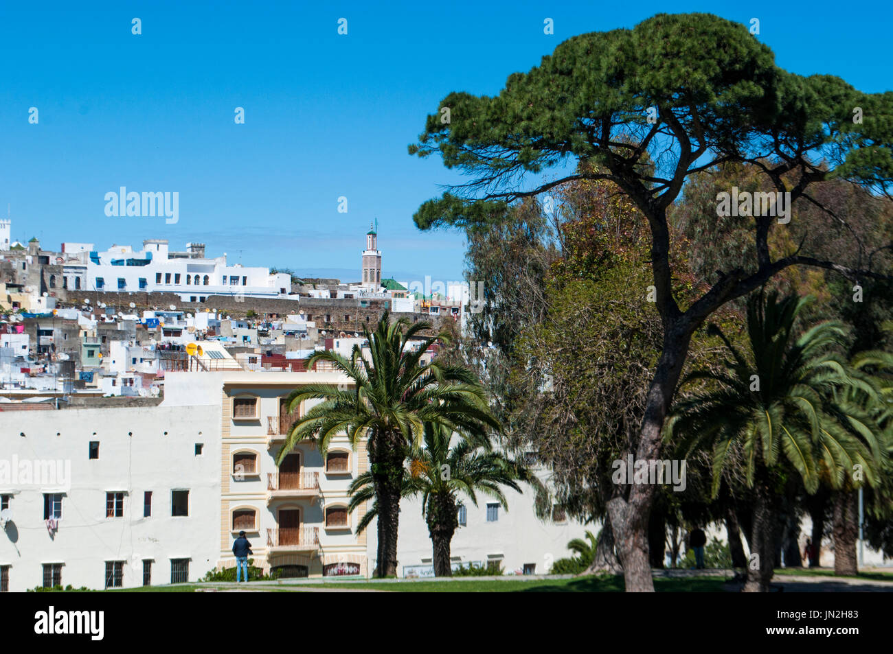 Morocco: the skyline of Tangier with its unique blend of cultures seen ...