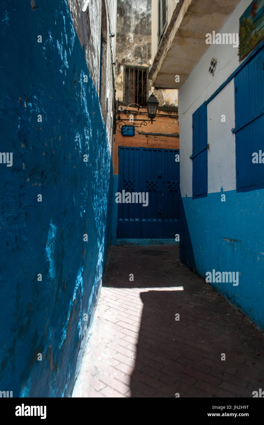 Morocco: the narrow alleys of Tangier, the city on the Maghreb coast ...