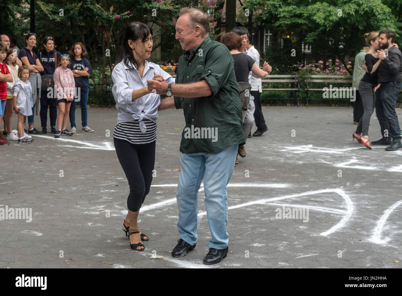 Couple dancing square dance in hi-res stock photography and images - Alamy