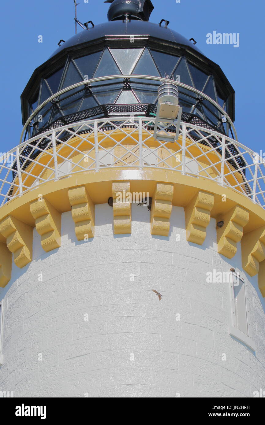 The Tarbat Ness Lighthouse located near the fishing village of ...