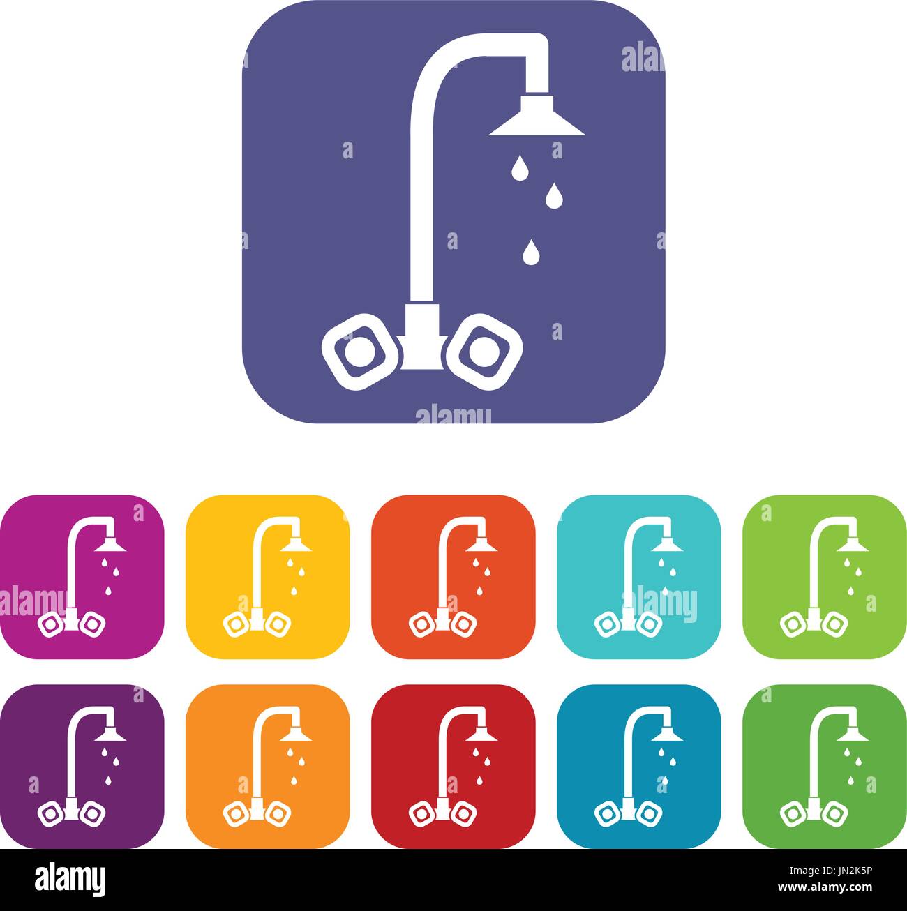 Dripping tap icons set Stock Vector Image & Art - Alamy