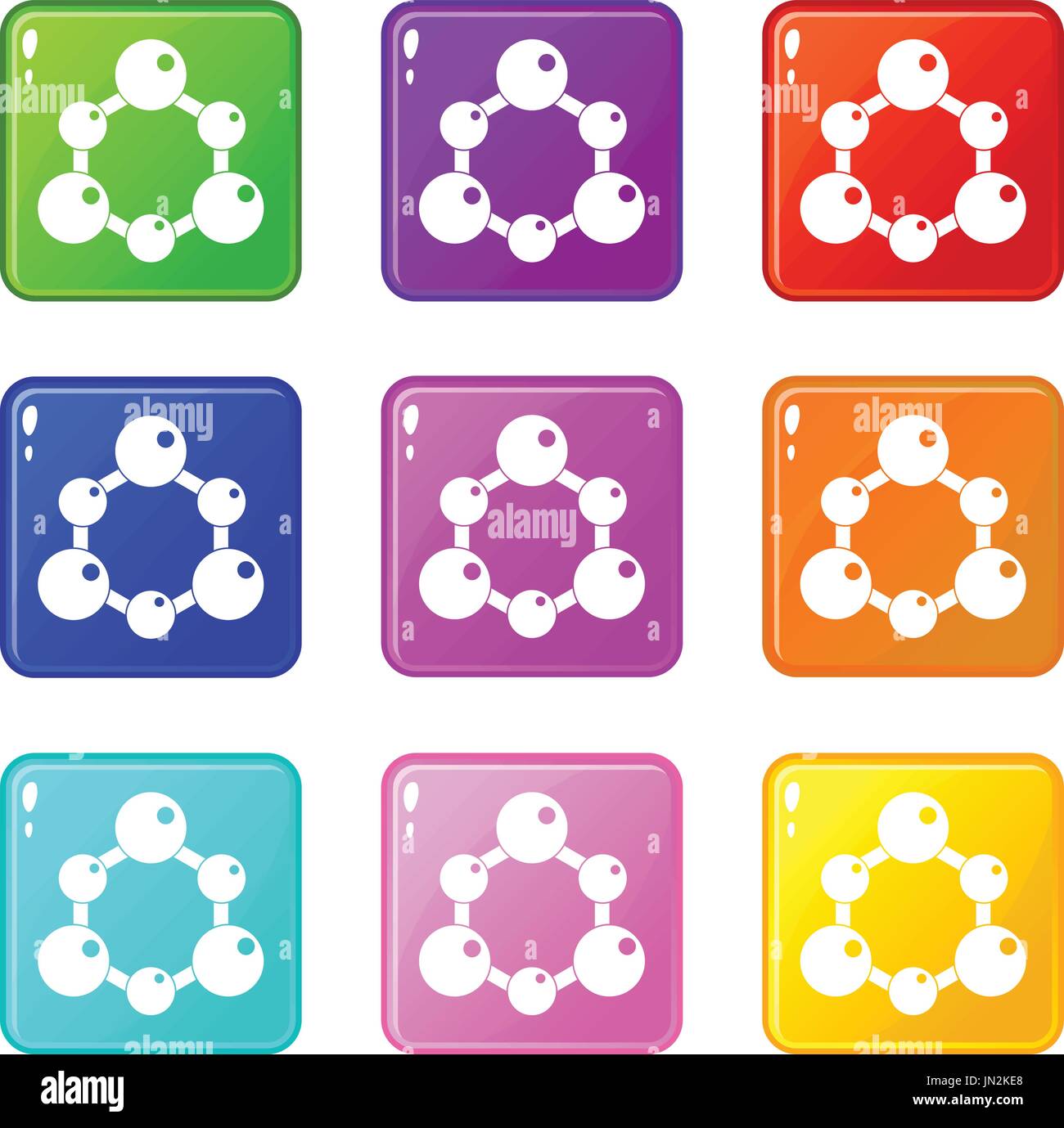 Chemical and physical molecules set 9 Stock Vector Image & Art - Alamy