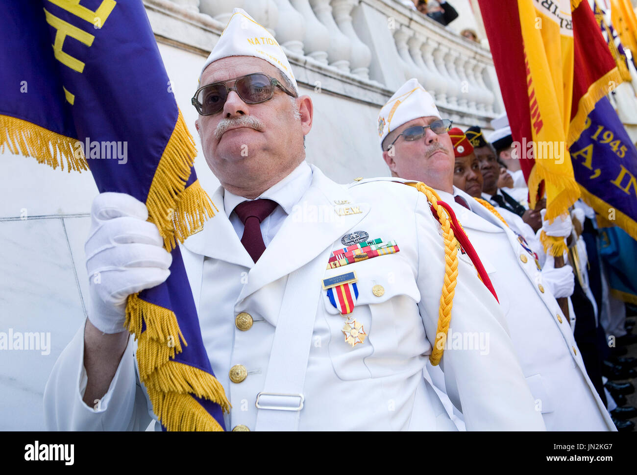 Members of the Veterans of Foreign Wars (VFW) attend a Memorial Day ...