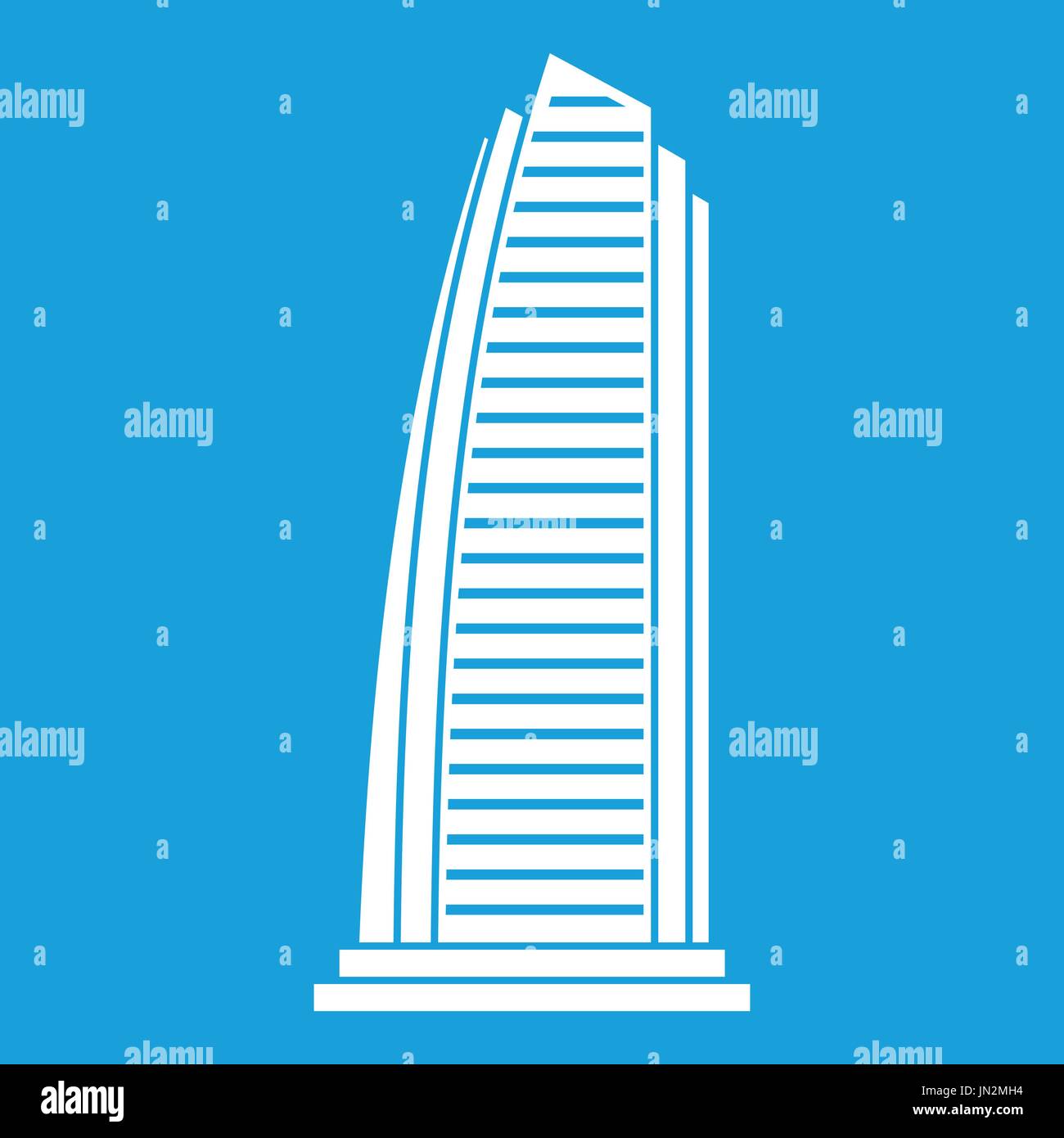 Skyscraper icon white Stock Vector Image & Art - Alamy