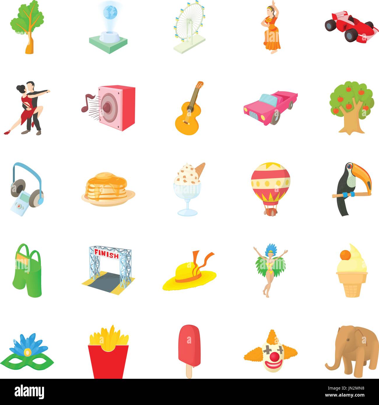 Street dance icons set, cartoon style Stock Vector Image & Art - Alamy