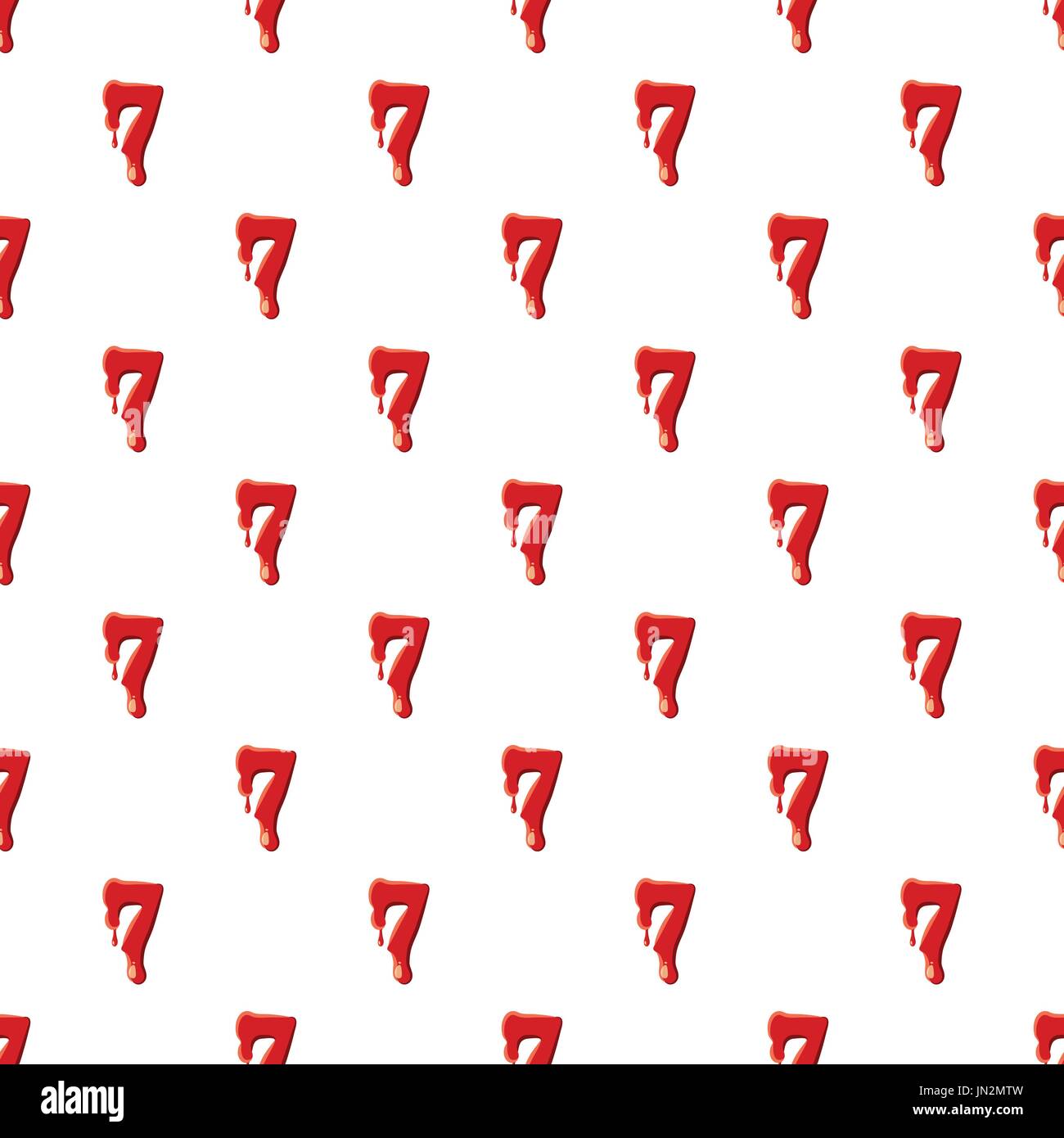 Seven number isolated on white background Stock Vector Image & Art - Alamy