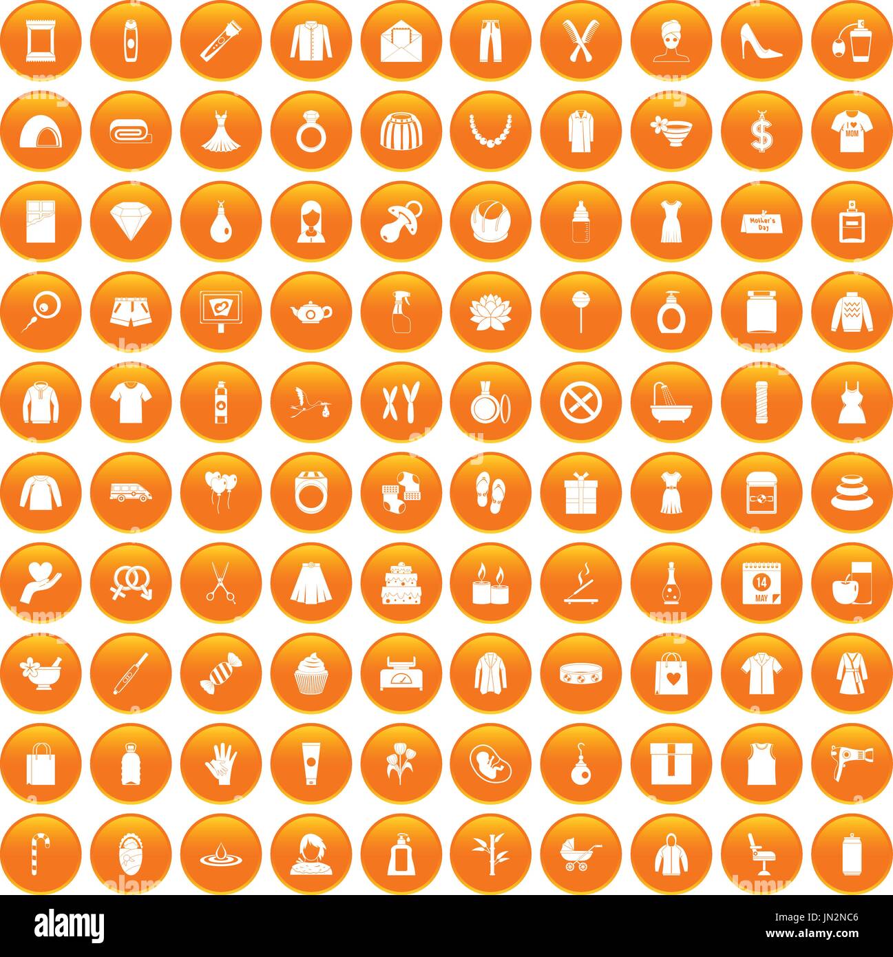 Orange jacket dress Stock Vector Images - Alamy