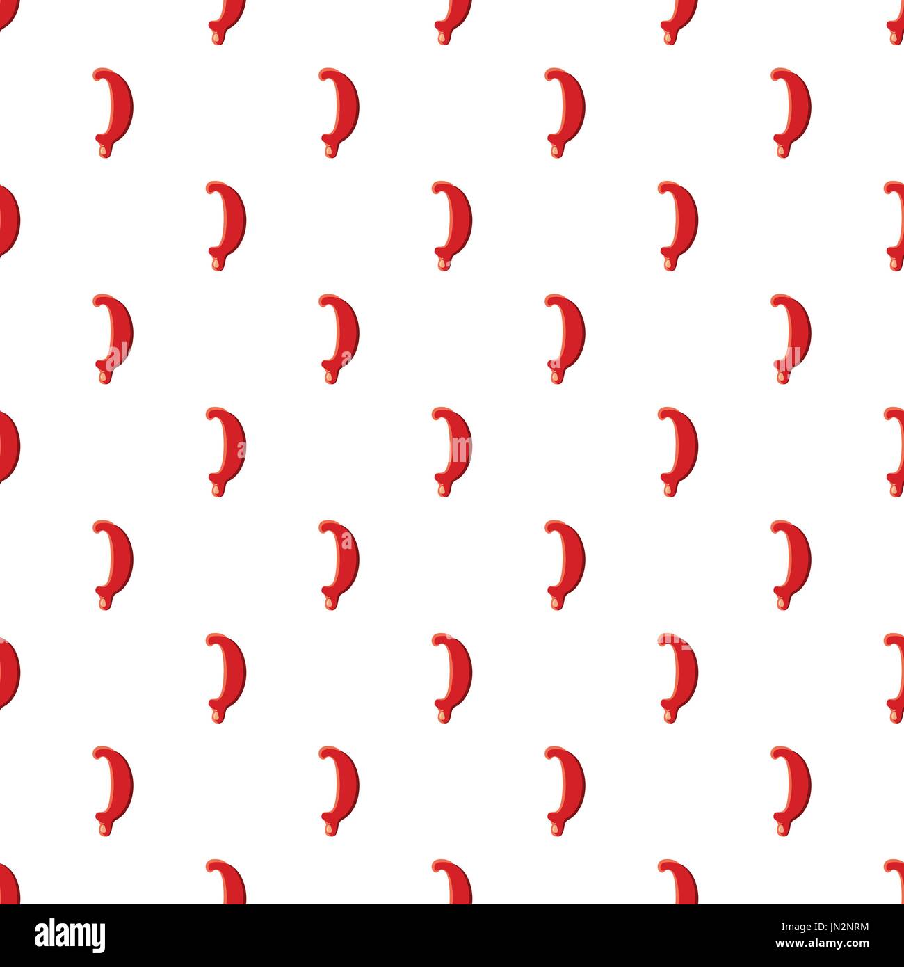 Right round bracket isolated on white background. Red bloody vector ...