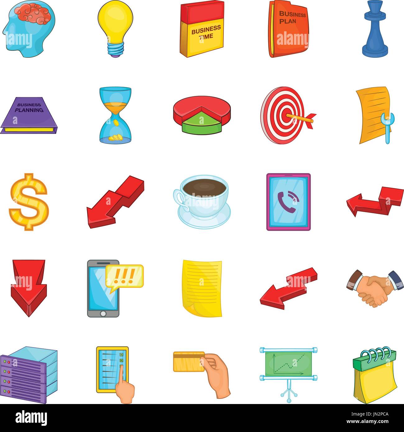 Break icons set, cartoon style Stock Vector Image & Art - Alamy