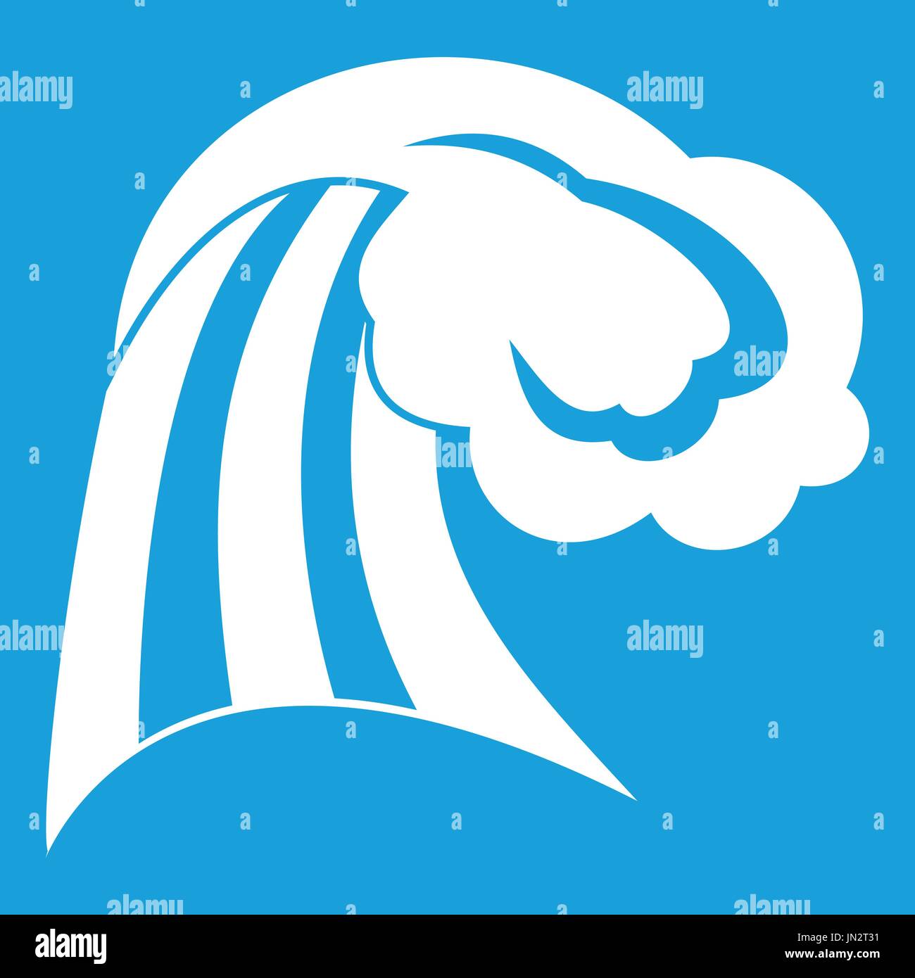 Big wave icon white Stock Vector Image & Art - Alamy