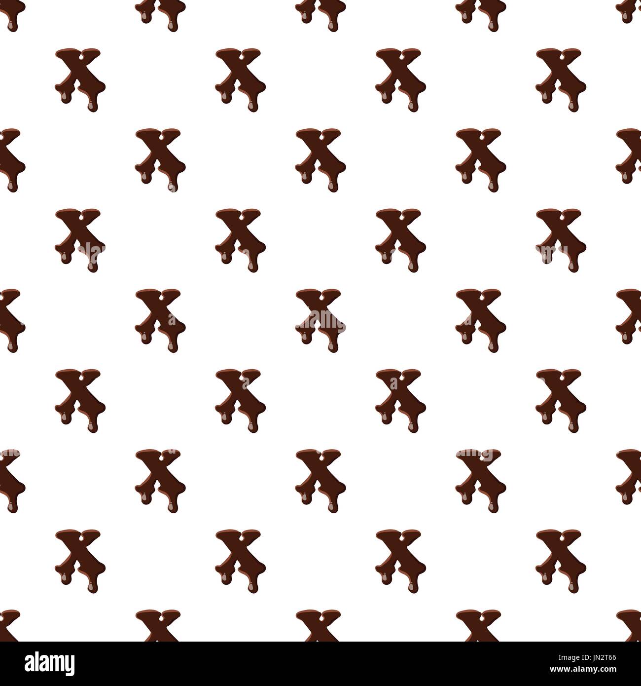 Letter X from latin alphabet made of chocolate Stock Vector Image & Art ...