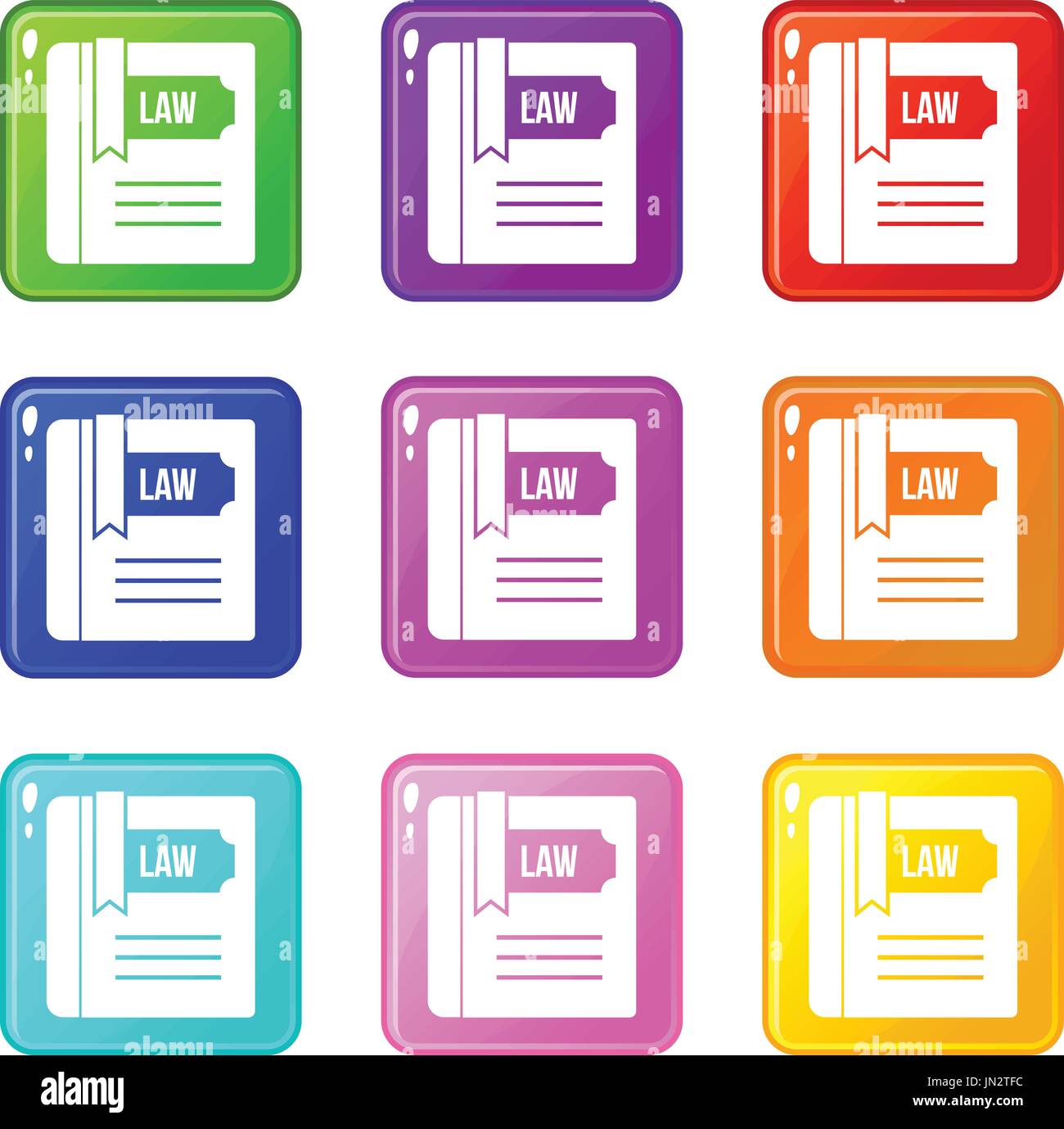 Law book set 9 Stock Vector Image & Art - Alamy