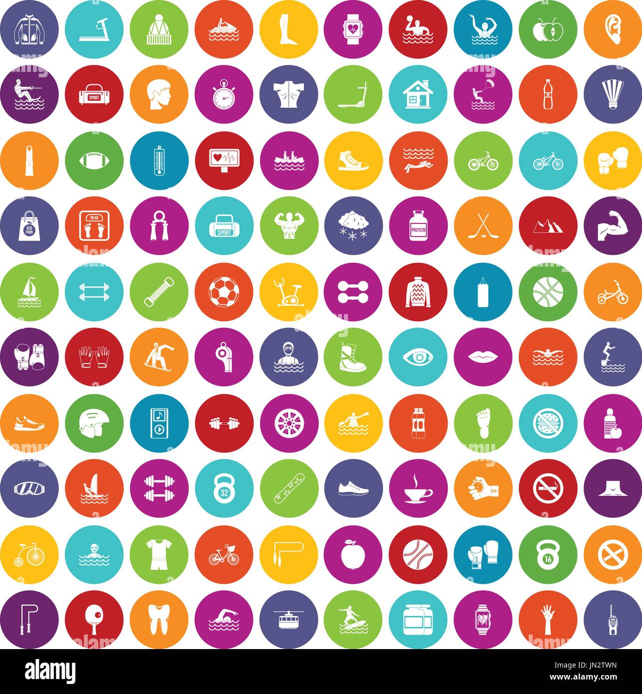 100 men health icons set color Stock Vector Image & Art - Alamy