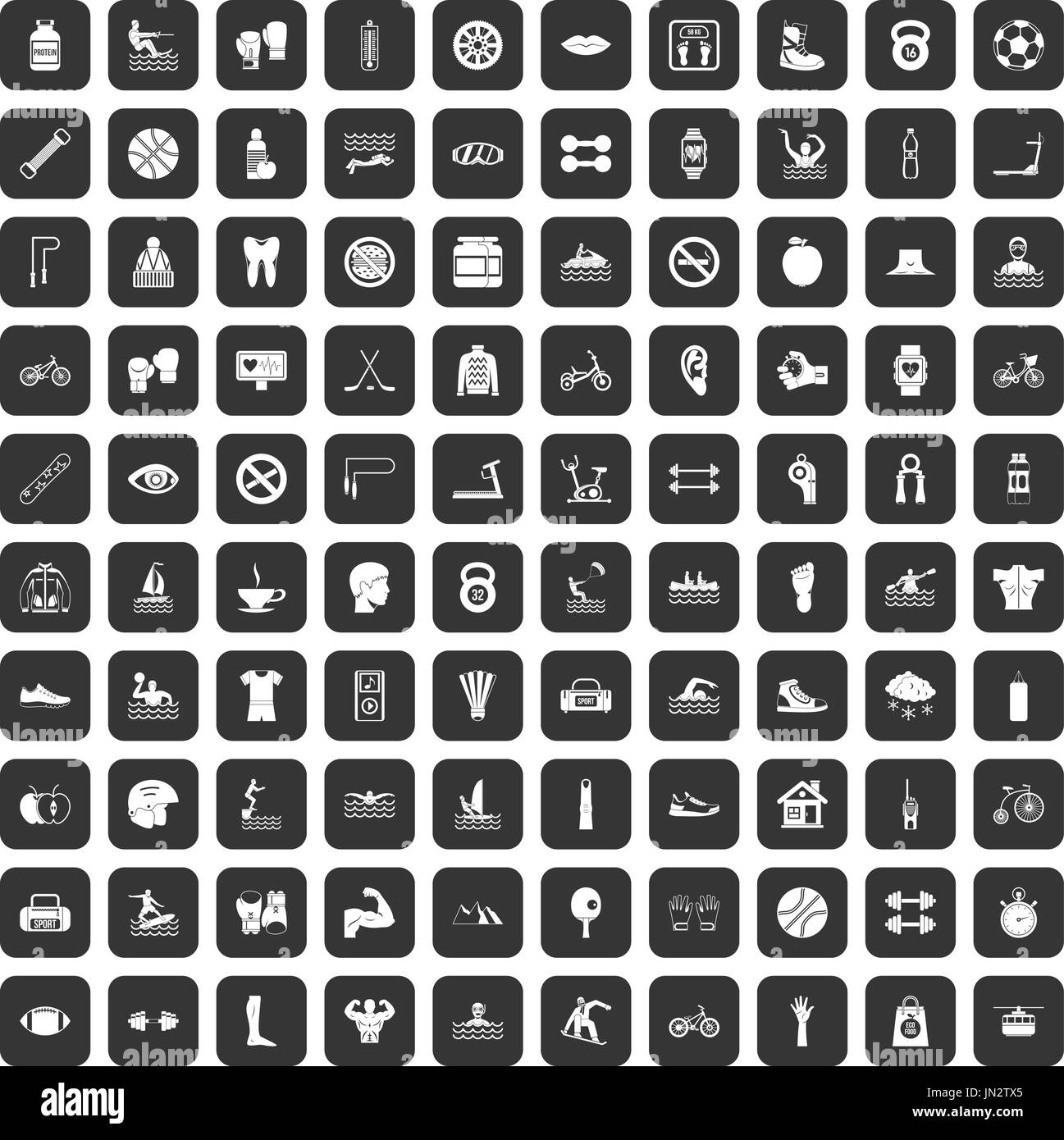 100 men health icons set black Stock Vector Image & Art - Alamy