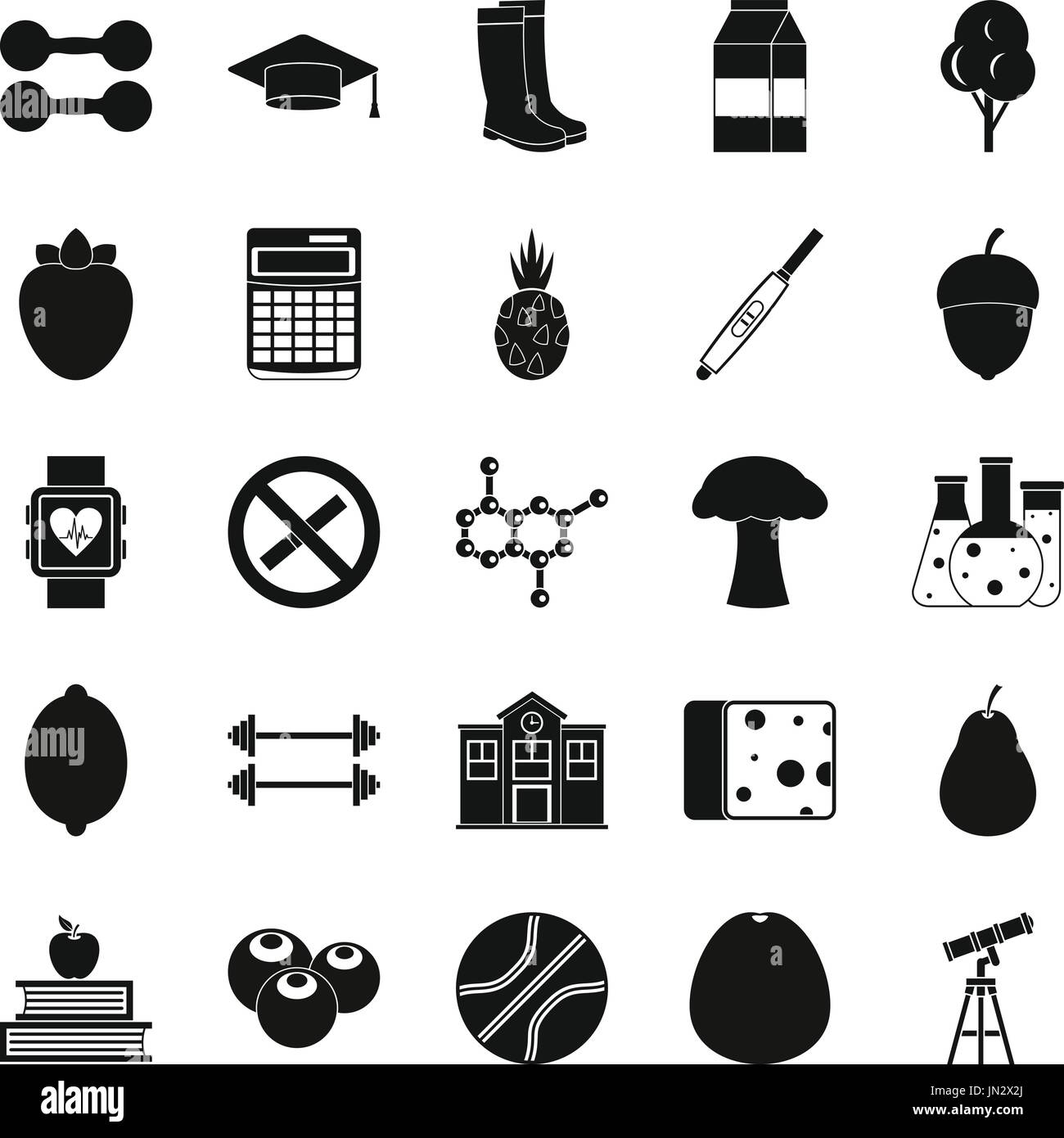 Personal care icons set, simple style Stock Vector Image & Art - Alamy