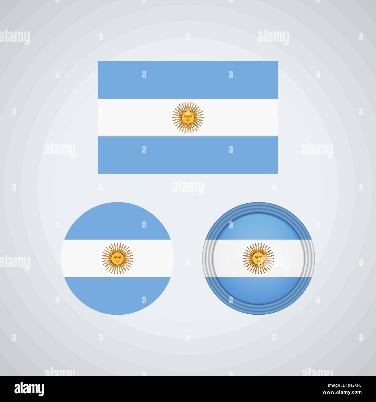 Argentina flag flat design vector hi-res stock photography and images ...