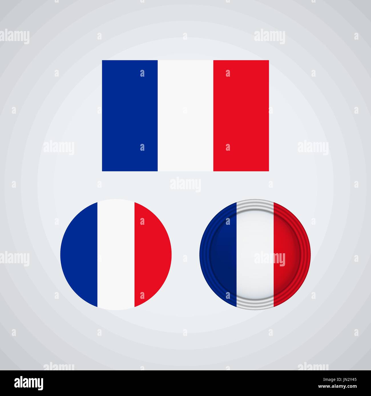 Flag design. French flag setg. Isolated template for your designs ...