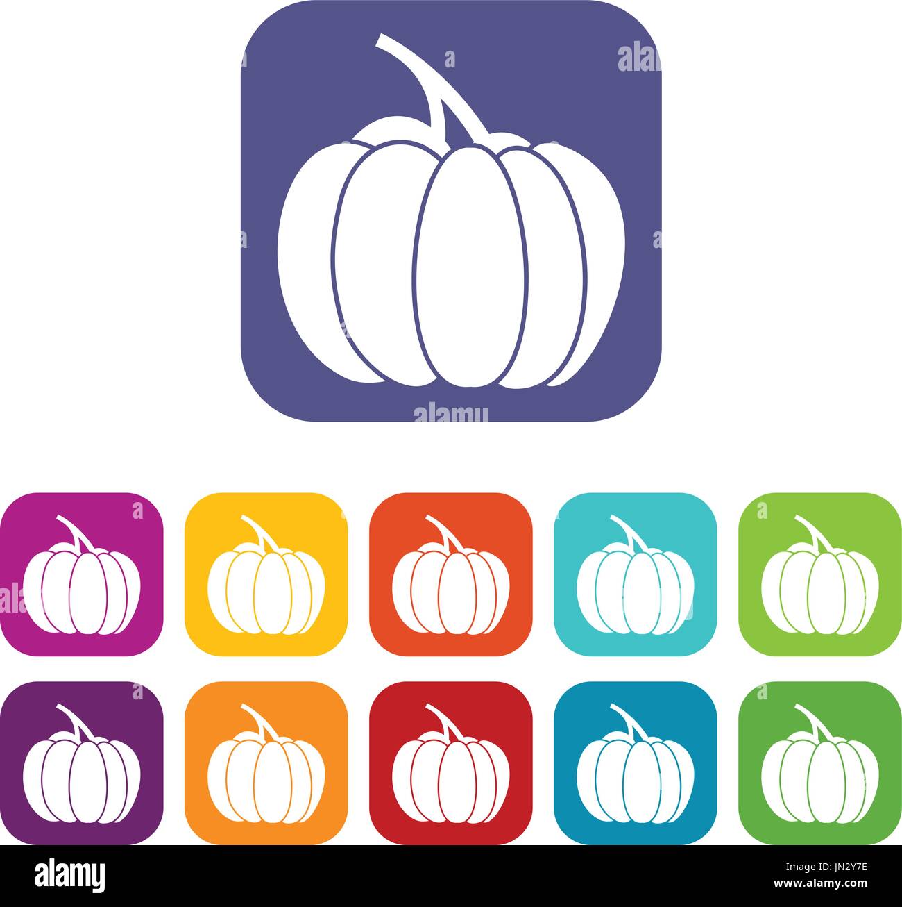 Pumpkin icons set Stock Vector Image & Art - Alamy
