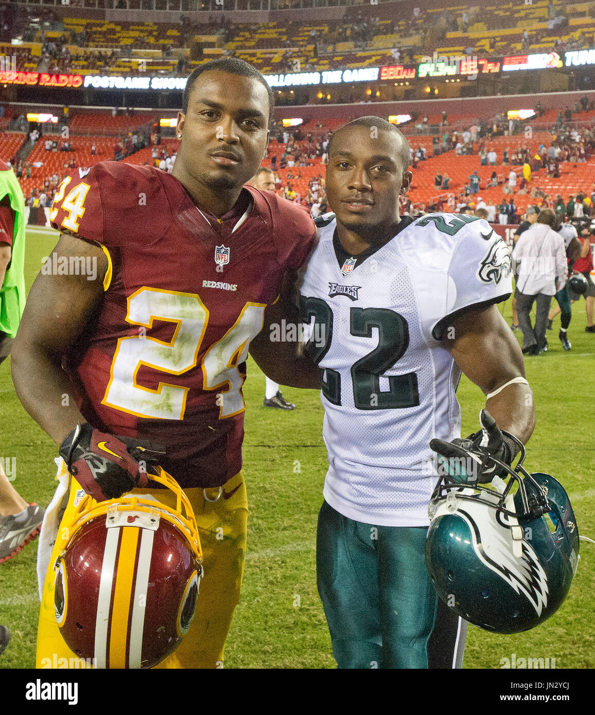 Philadelphia Eagles against the Washington Redskins safety Bacarri ...