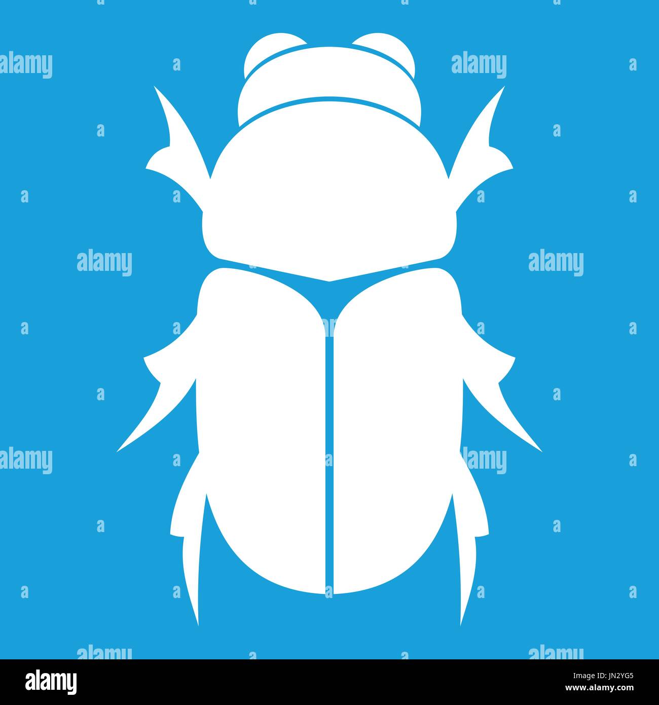 Chafer beetle icon white Stock Vector Image & Art - Alamy
