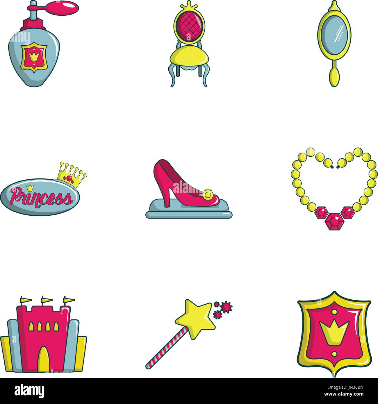 Heart and crown chair Stock Vector Images - Alamy