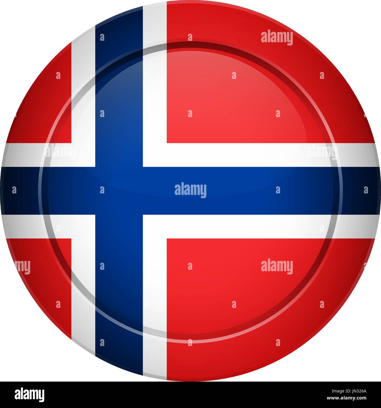Norwegian flag vector vectors hi-res stock photography and images - Alamy