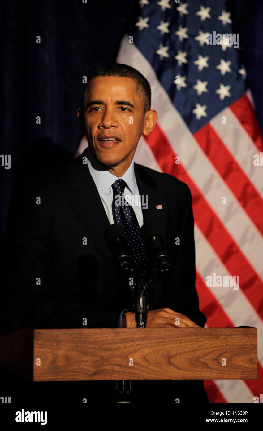 United States President Barack Obama delivers remarks at the Organizing ...