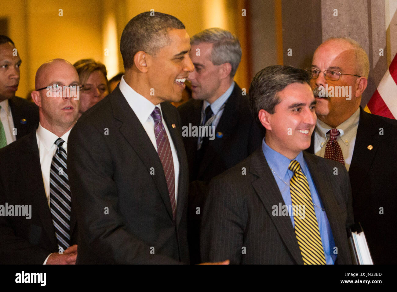 United States President Barack Obama arrives for a meeting with the U.S ...