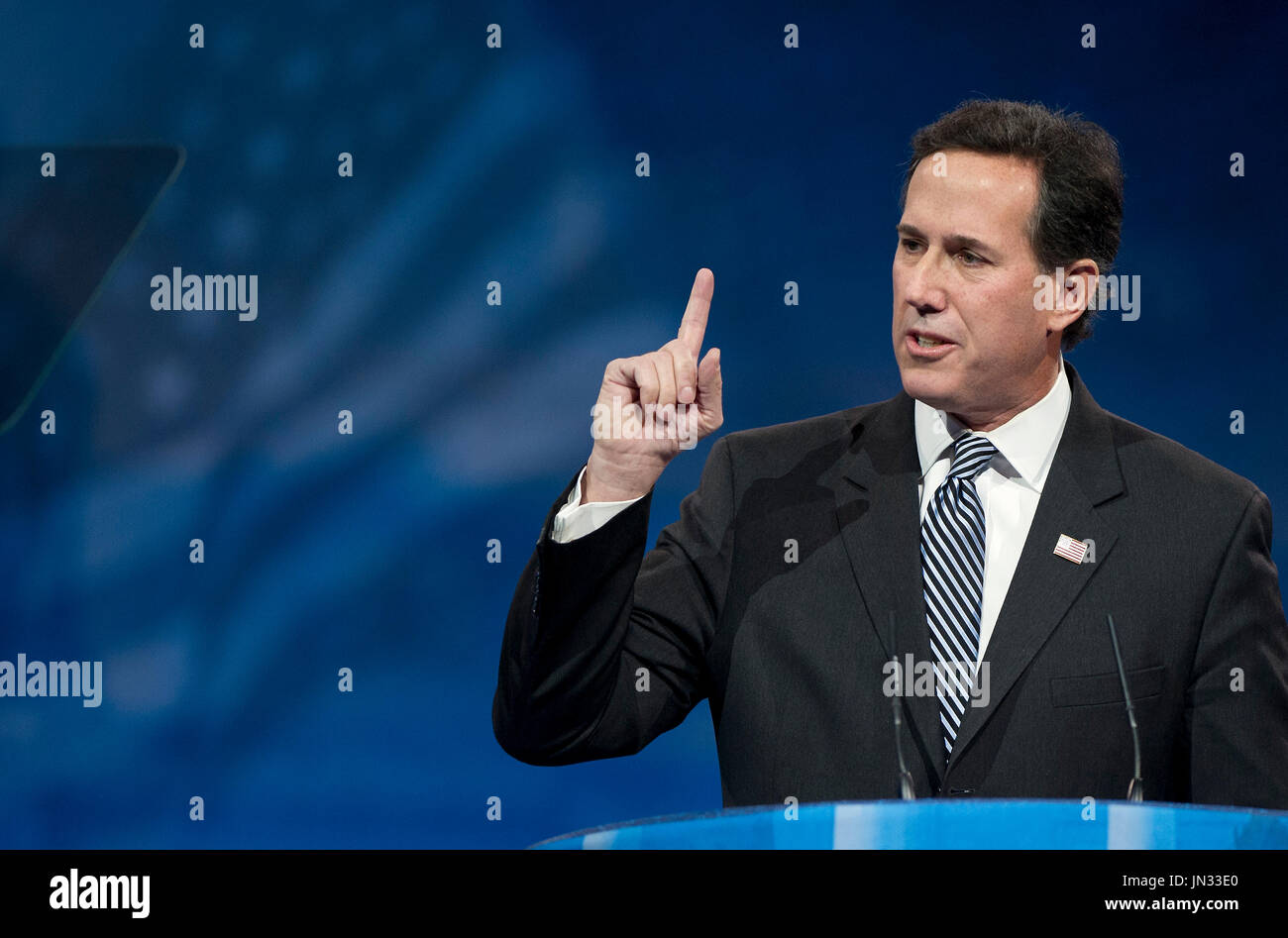 Former United States Senator Rick Santorum (Republican of Pennsylvania ...