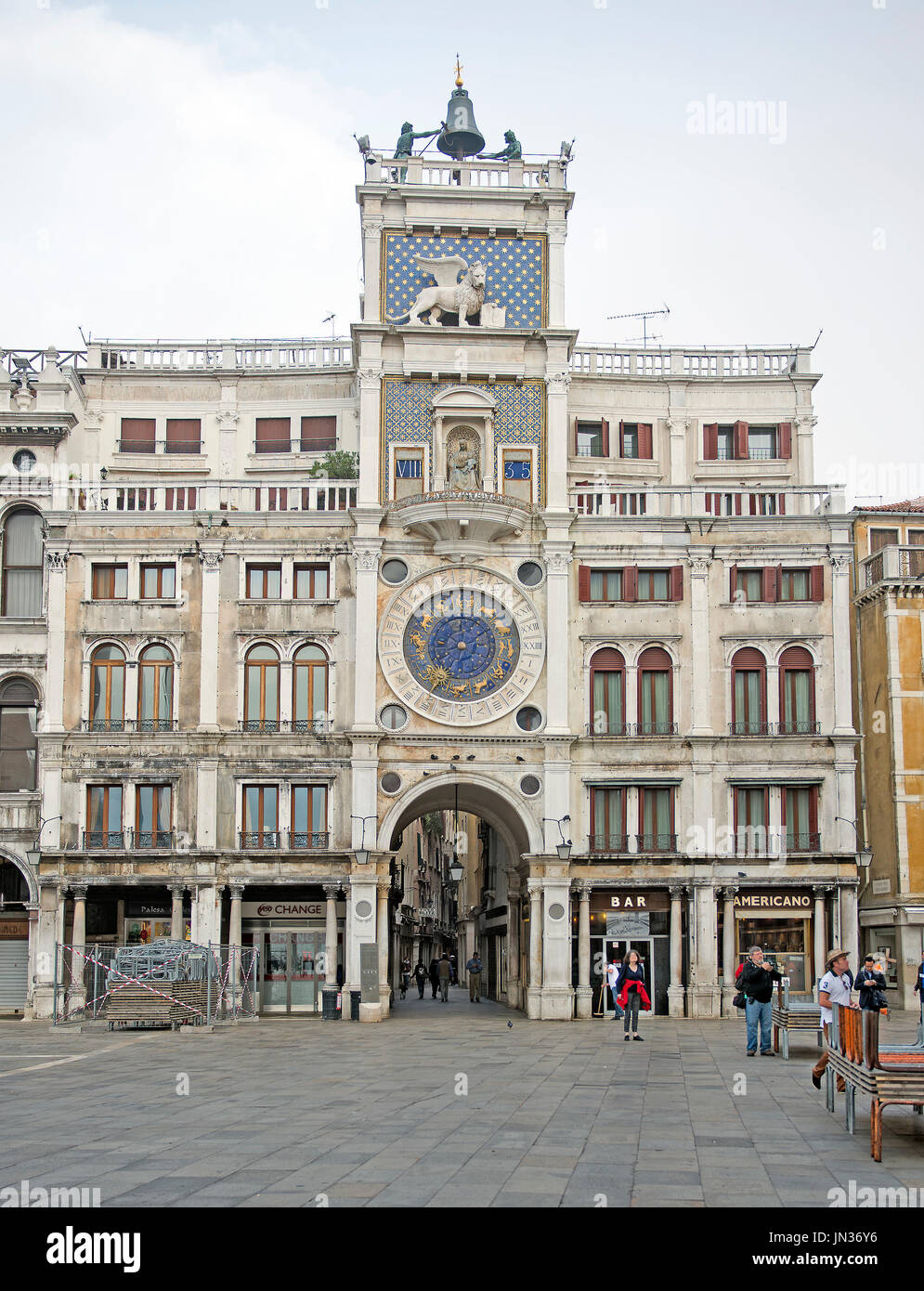 The Clock Tower, is an early renaissance building on the north side of ...