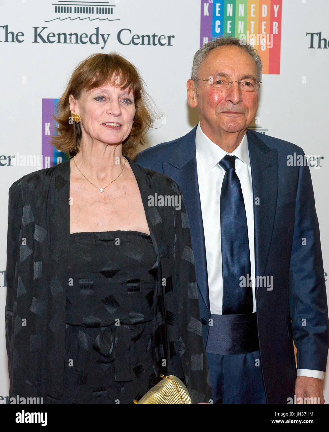 Suzanne Farrell and Robert Falb arrive for the formal Artist's Dinner ...