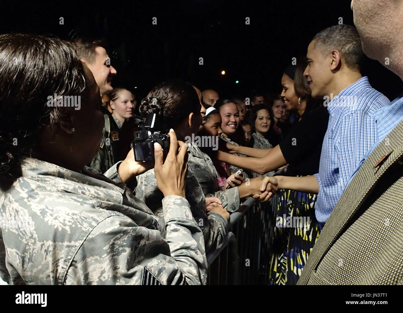 United States President Barack Obama and first lady Michelle Obama ...