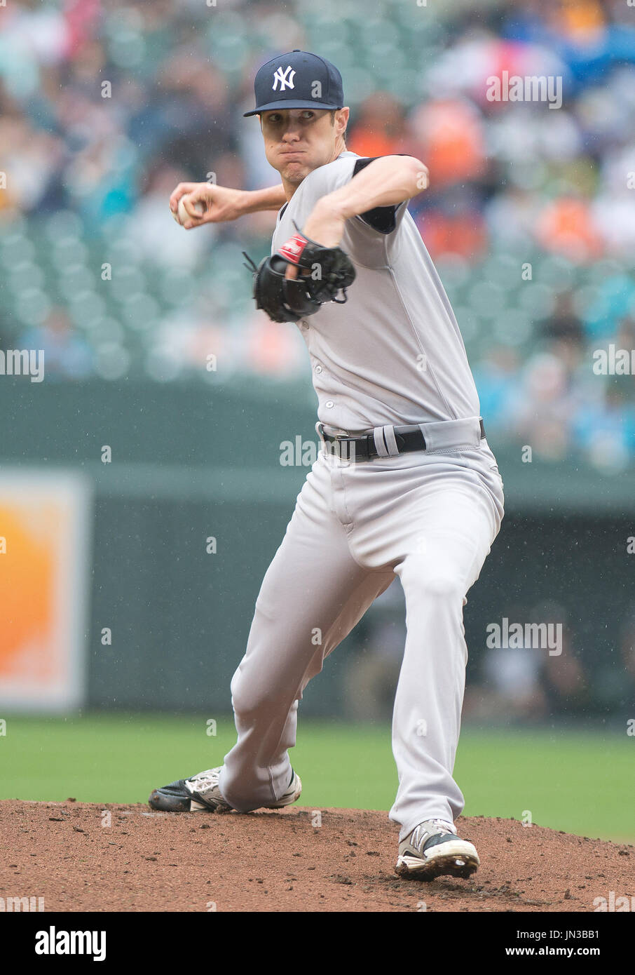 New York Yankees pitcher Shane Greene (61) works in the first inning ...