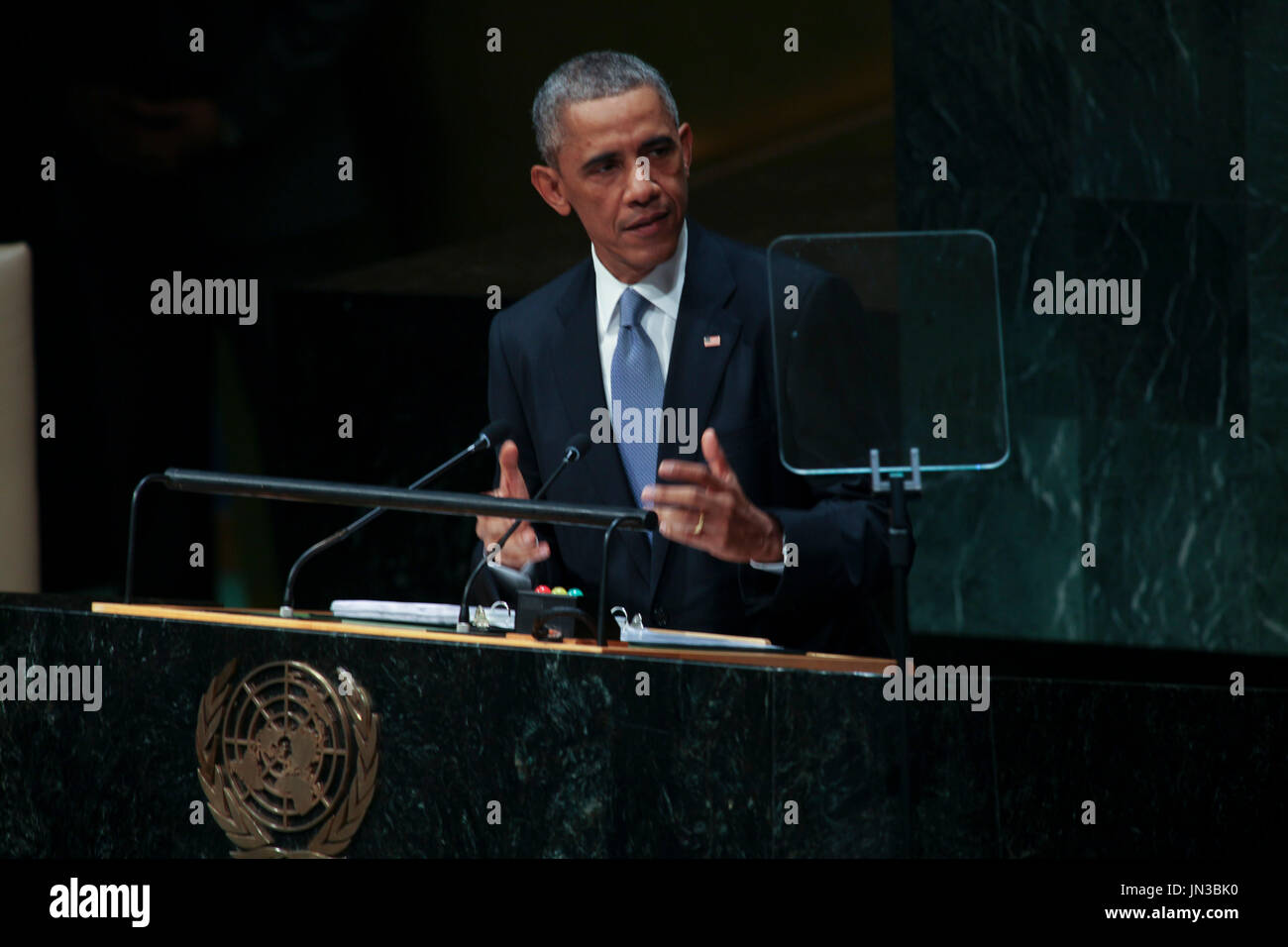 United States President Barack Obama addresses the United Nations 69th ...