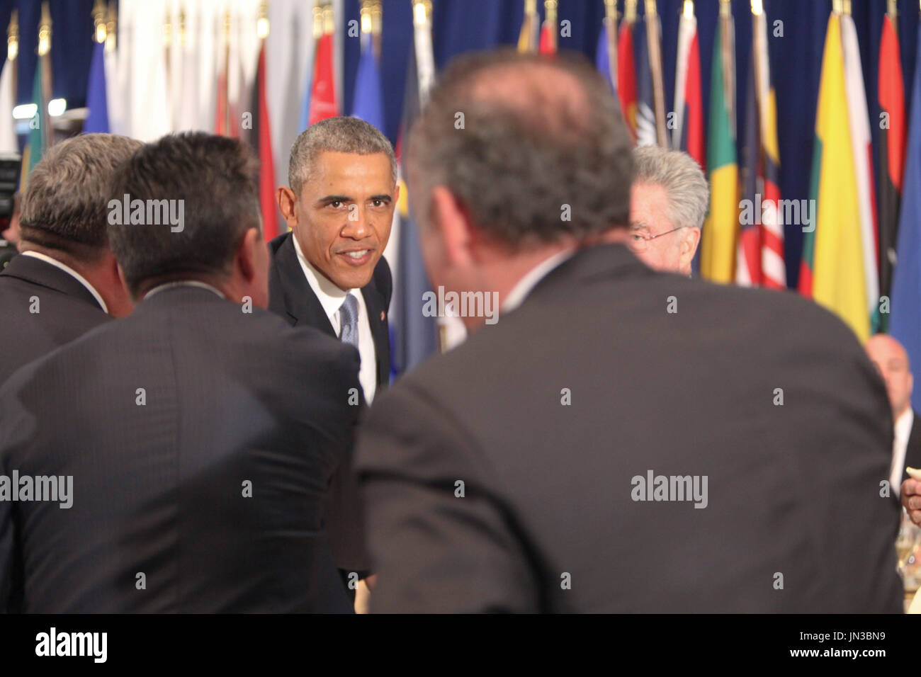 United States President Barack Obama attends a luncheon hosted by ...