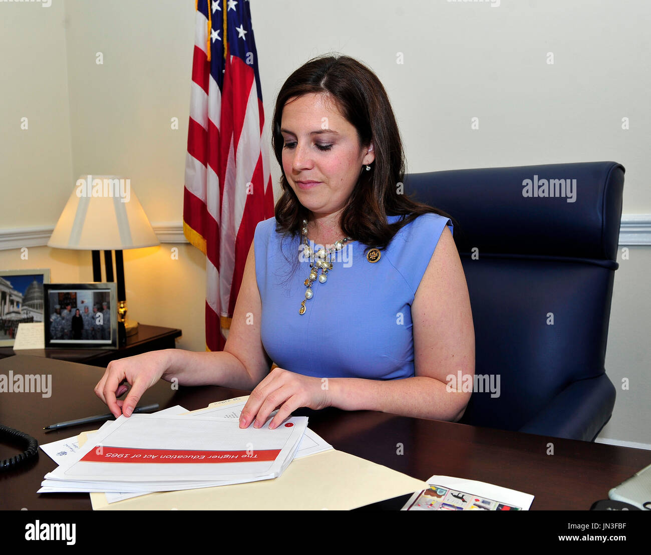 United States Representative Elise M. Stefanik (Republican of New York ...