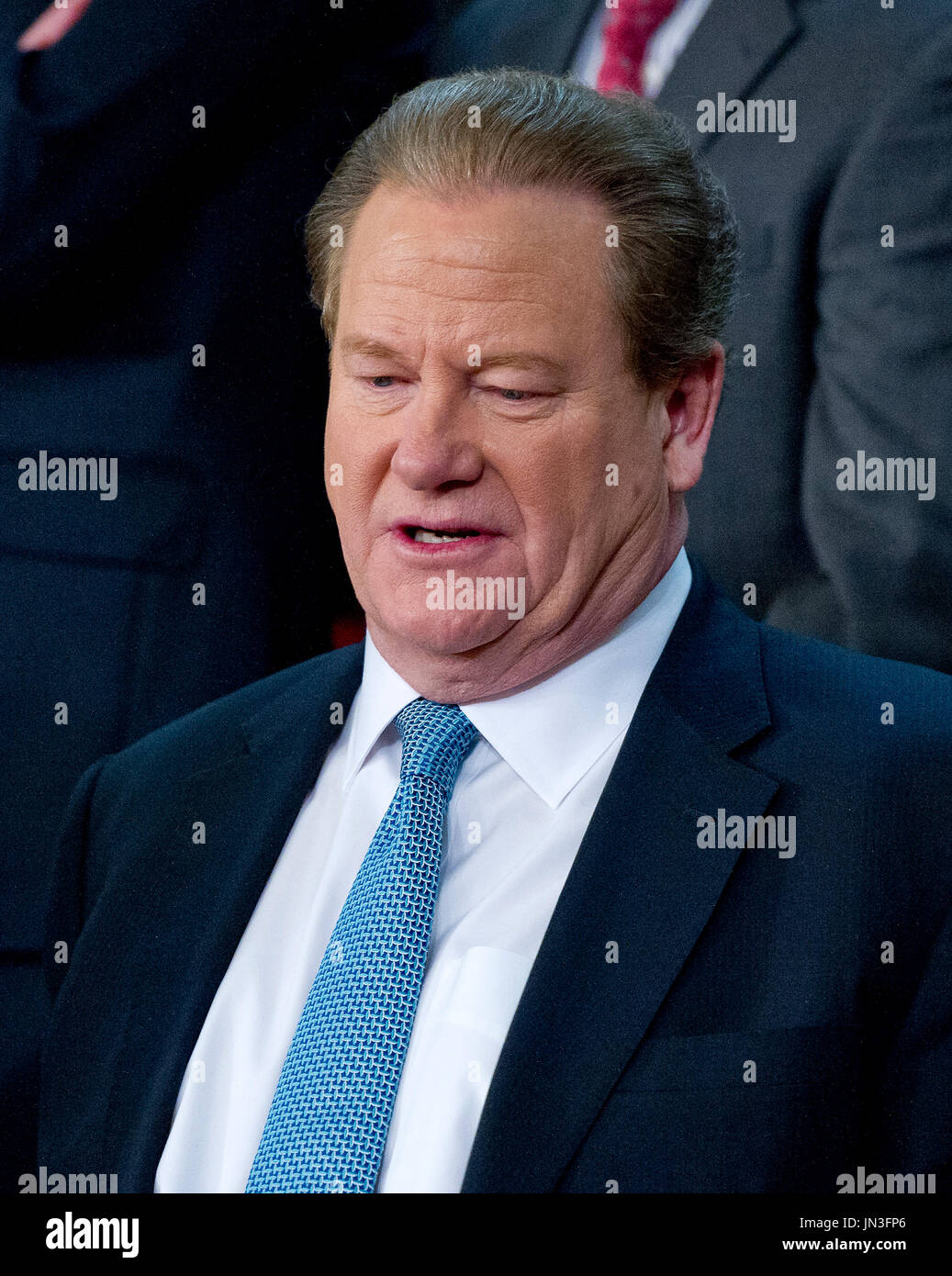 Ed Schultz, host of the MSNBC "Ed Show" in the U.S. House Gallery ...