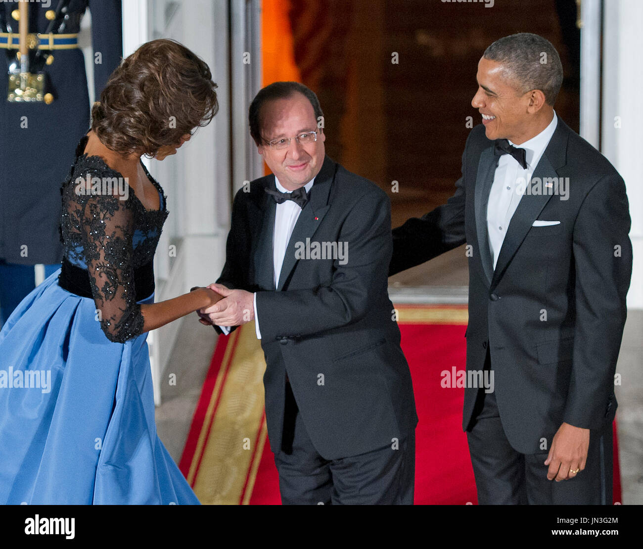 United States President Barack Obama and first lady Michelle Obama ...