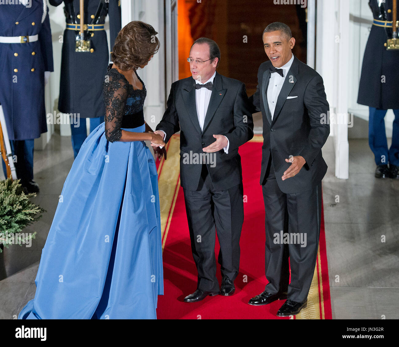 United States President Barack Obama and first lady Michelle Obama ...